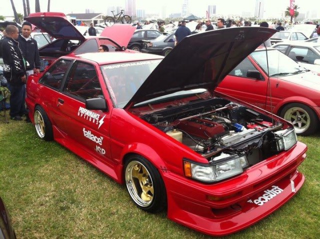 Red Coupe Rebirth by FujiwaraEightSix | toyota | corolla-e80 | builds | DIY