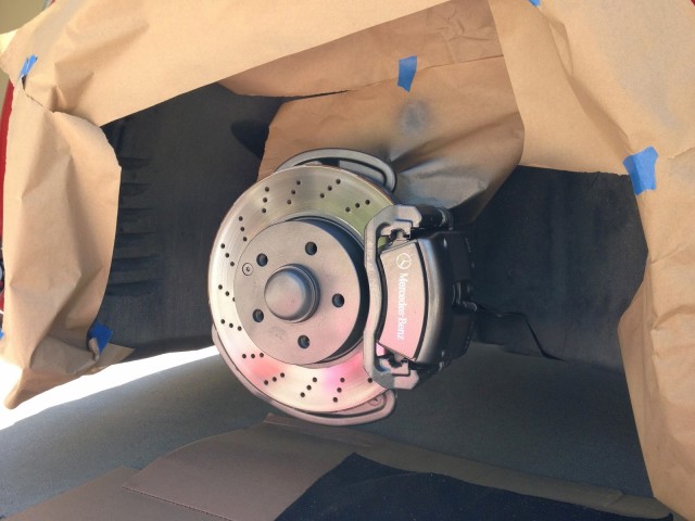Painted my Brakes today by flawlessfitment.com | mercedes | diys | DIY