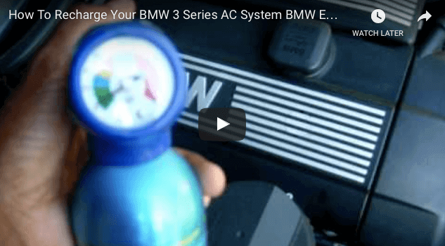 BMW Air Conditioning AC System 3 Minute Troubleshoot and Recharge ...