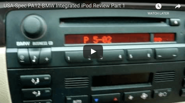 USA-Spec PA12-BMW Integrated iPod Full Video Review and Pictorial ...